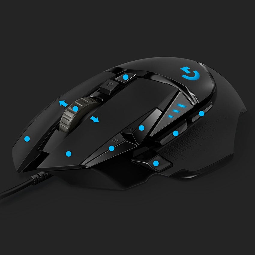 Mouse Gamer Logitech G502 HERO – Sensor HERO, RGB, 11 botones – Chile - Soluciones informáticas ...